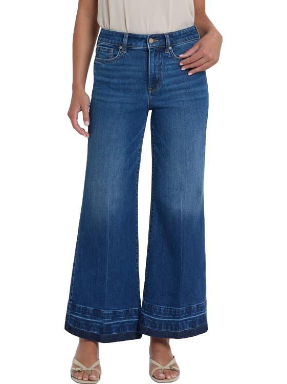 NYDJ Mia Release Hem High Waist Ankle Flare Jeans